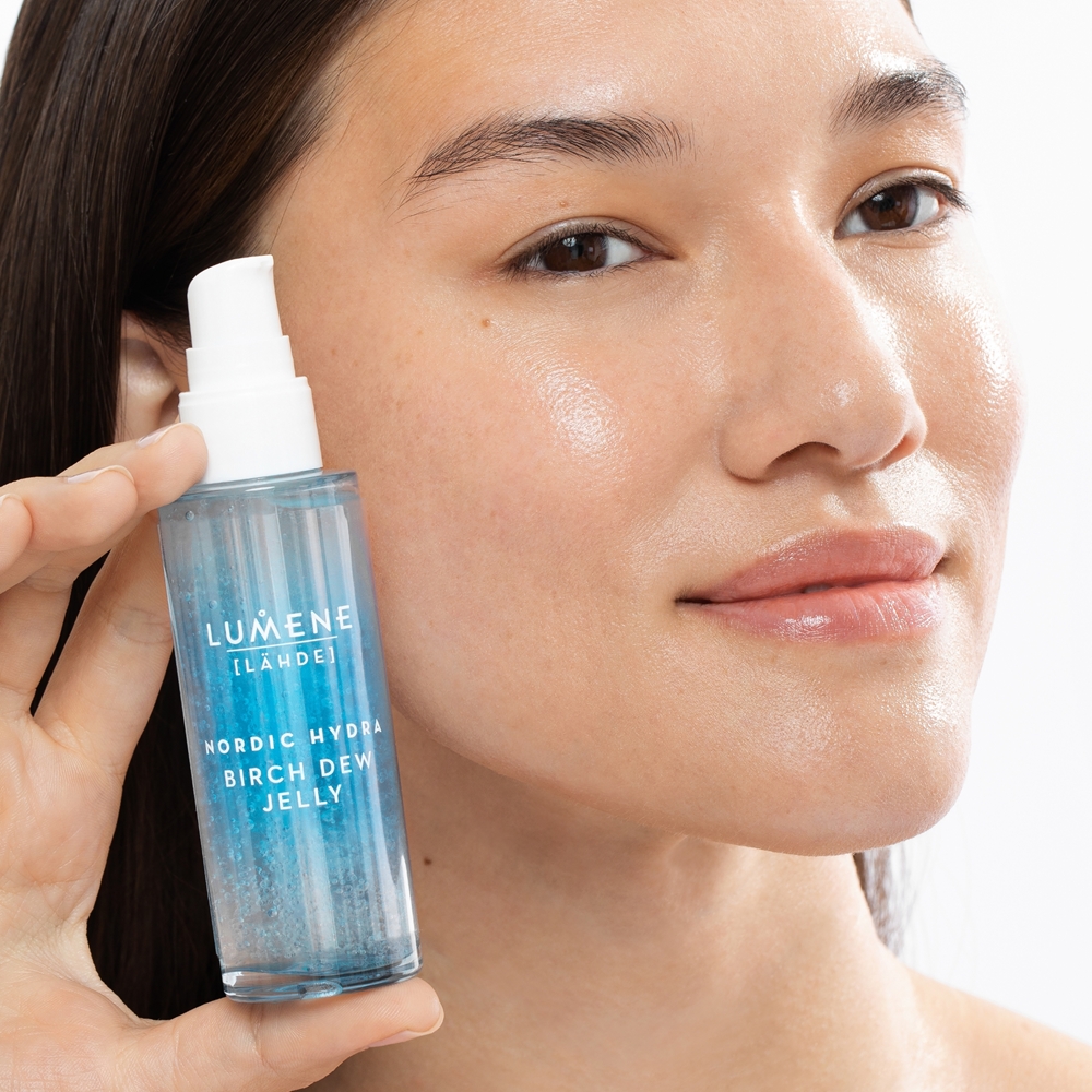 Lumene Nordic Hydra [LÄHDE] Birch Dew Jelly Intensely Hydrating Serum ...